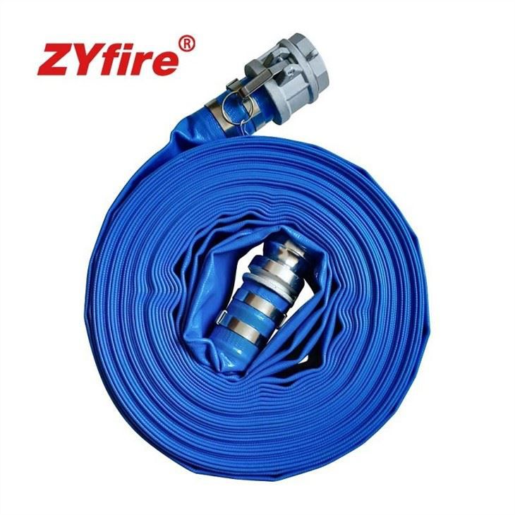 Agriculture Water Discharge TPR PVC Layflat Lay Flat Hose With C+E ...