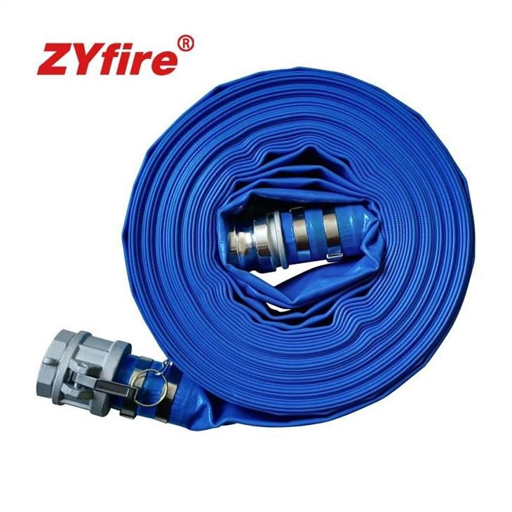 Agriculture Water Discharge TPR PVC Layflat Lay Flat Hose With C+E ...