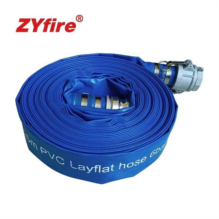 Agriculture Water Discharge TPR PVC Layflat Lay Flat Hose With C+E ...
